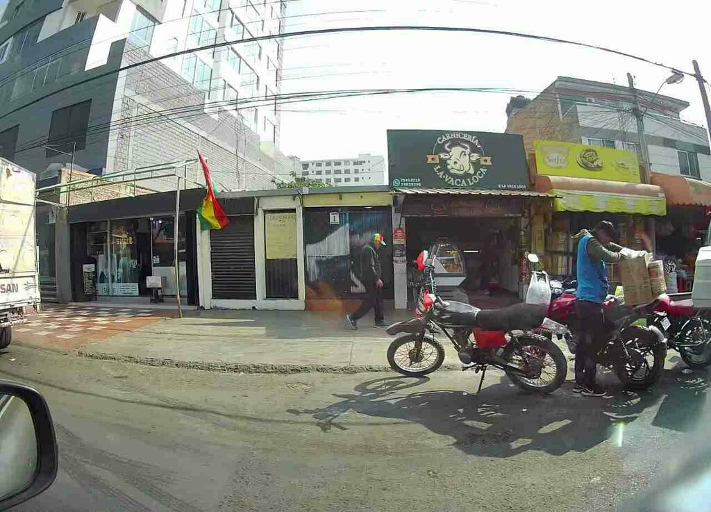 Kasap, şarküteri La vaca loca, Cochabamba, foto