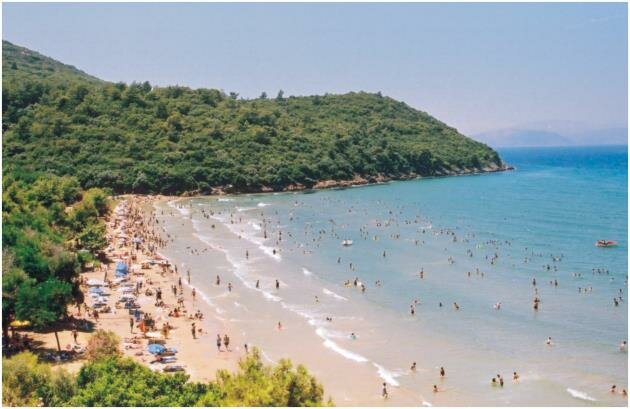 Plaj Aydınlık Koyu Plajı, Kuşadası, foto