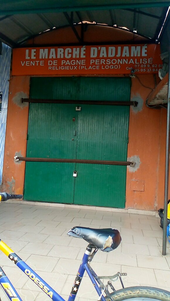 Tuhafiyeler Adjame Market, Abican, foto