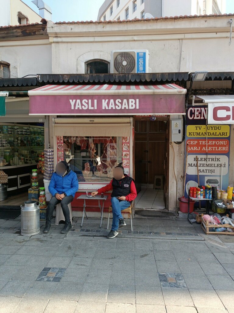 Kasap, şarküteri Yaslı Kasap, İzmir, foto