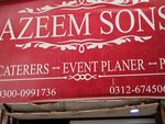 Azeem sons (31st Street No:54/2/1, Saba Commercial Area), catering firmaları  Karaçi'den