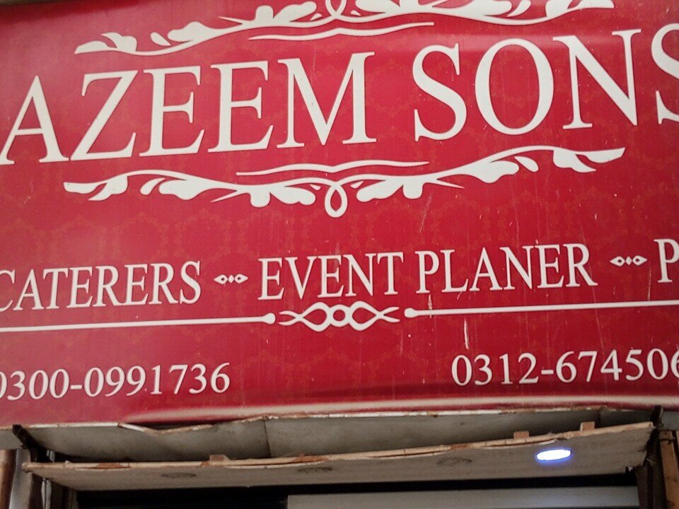 Catering firmaları Azeem sons, Karaçi, foto