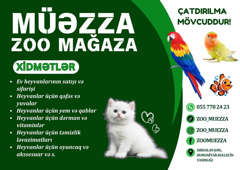 Petshop ZooMuezza, Hırdalan, foto