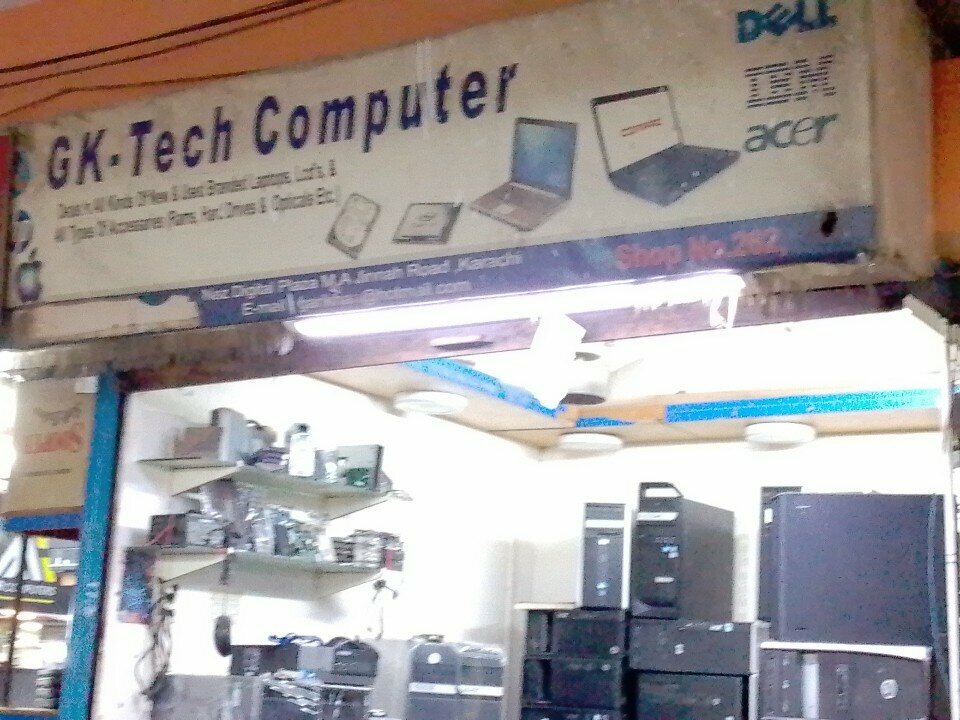 Bilgisayar mağazaları Gk. tech computer, Karaçi, foto