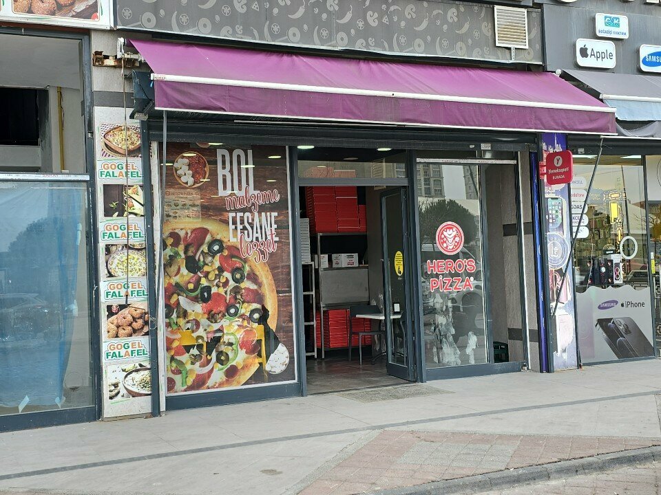 Fast food Hero's Pizza, İstanbul, foto
