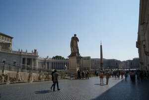 Aziz Peter (Vatican, Saint Peter's Square), anıt, heykel  Vatikan'dan