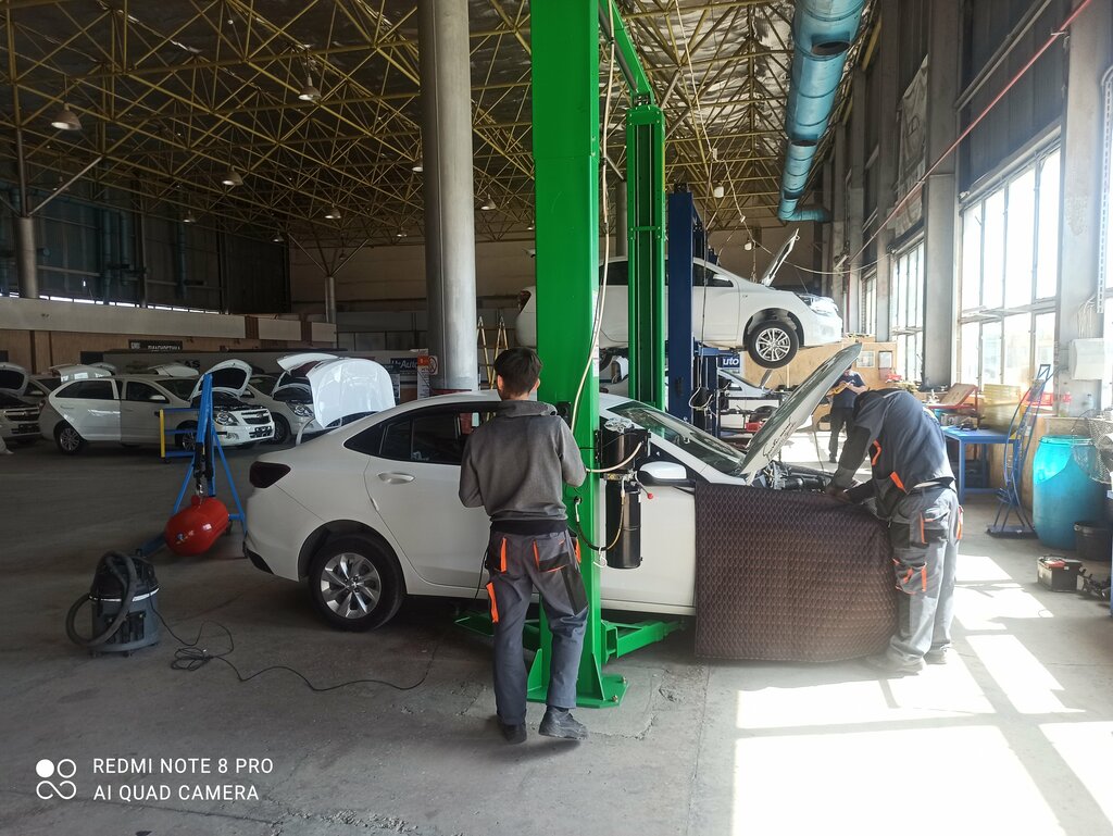 Otomobil servisi Gmgaz Center, Taşkent eyaleti, foto