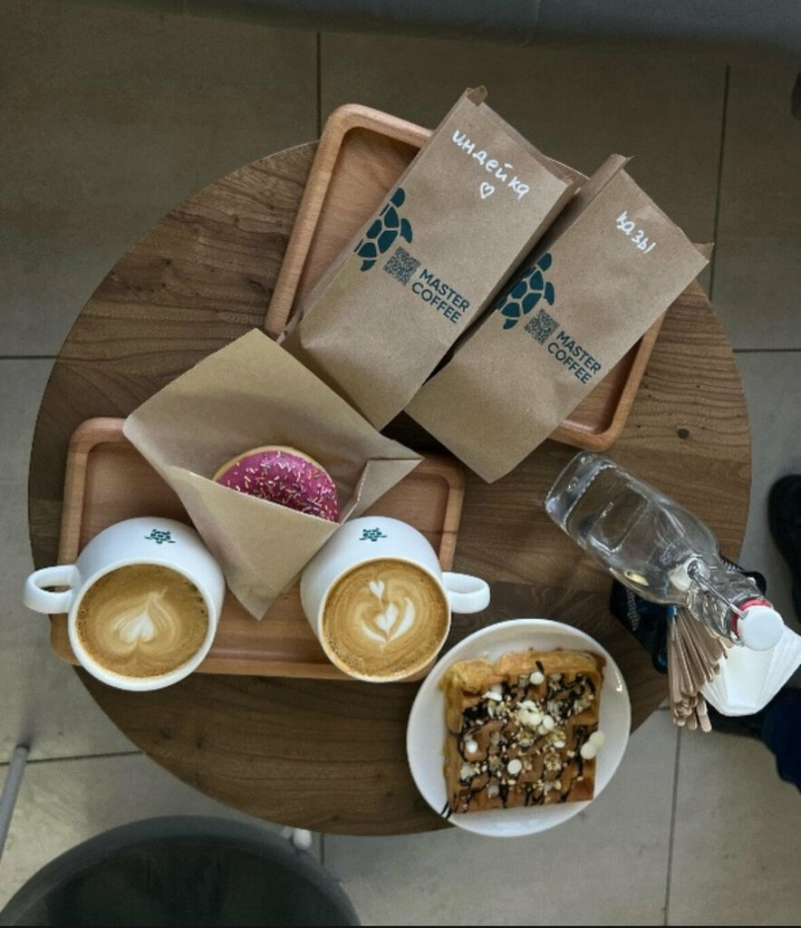 Kahve dükkanları Master Coffee, Astana, foto