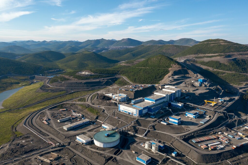Endüstriyel inşaat Promgeostroy, Krasnoyarsk, foto
