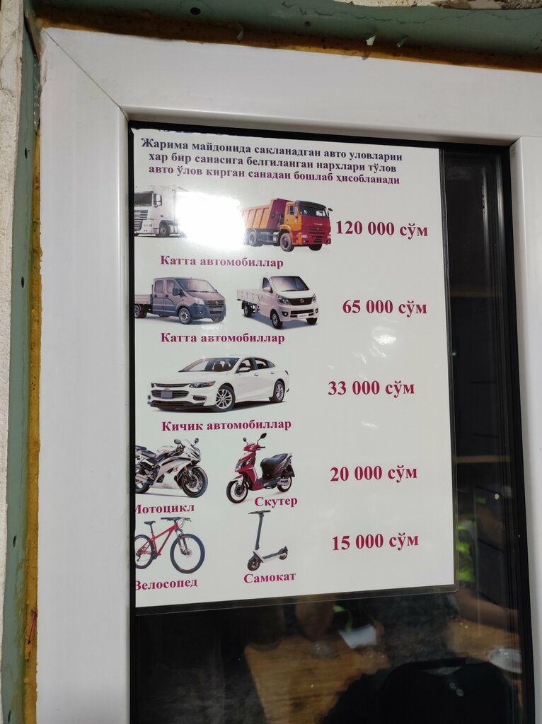 Yediemin otoparkları Shtrafstoyanka, Taşkent, foto