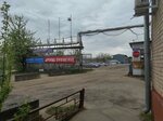 КПП (ulitsa Tolstogo No:37), geçiş noktaları, güvenlik kontrol alanı  Obninsk'ten