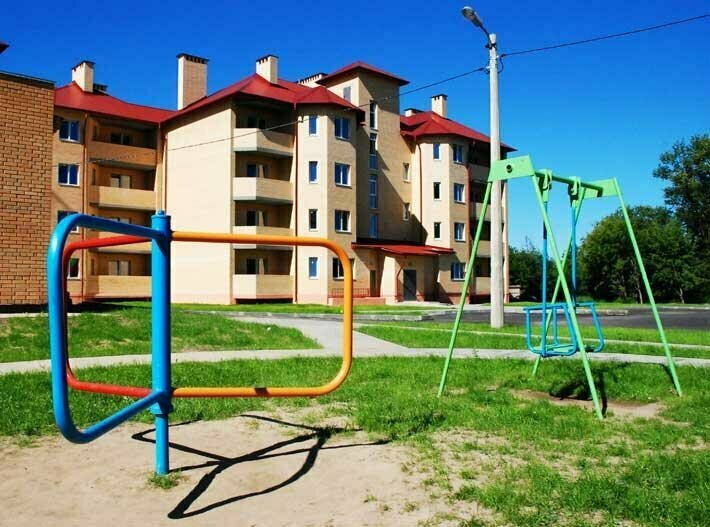 Konut blokları ZhK na ul. Sovetskoy, Yegoryevsk, foto