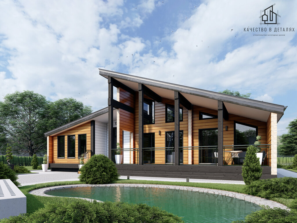 Yazlık ev inşaatı Kachestvo V detalyakh, Moskova, foto