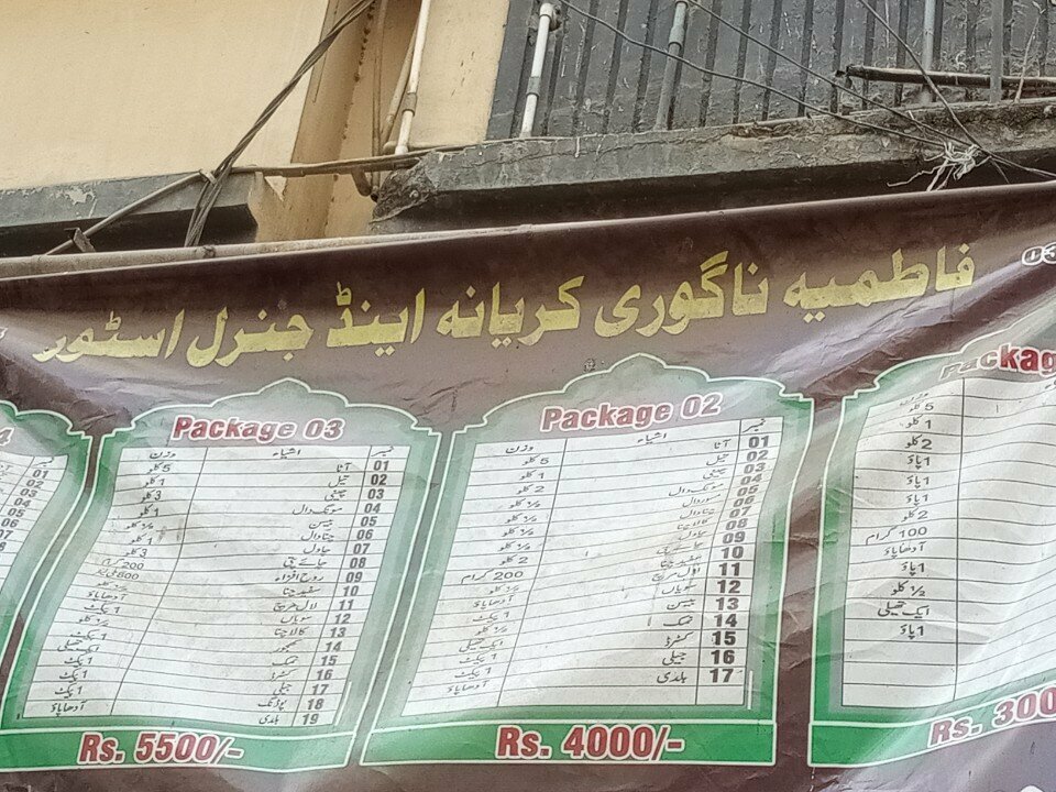 Market Fatima nagoori, Karaçi, foto