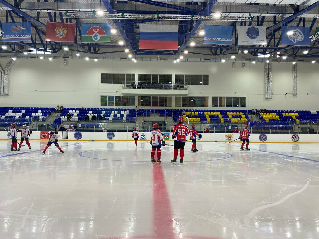 Buz pateni pistleri Ledovy dvorets sporta Nadym, Nadym, foto