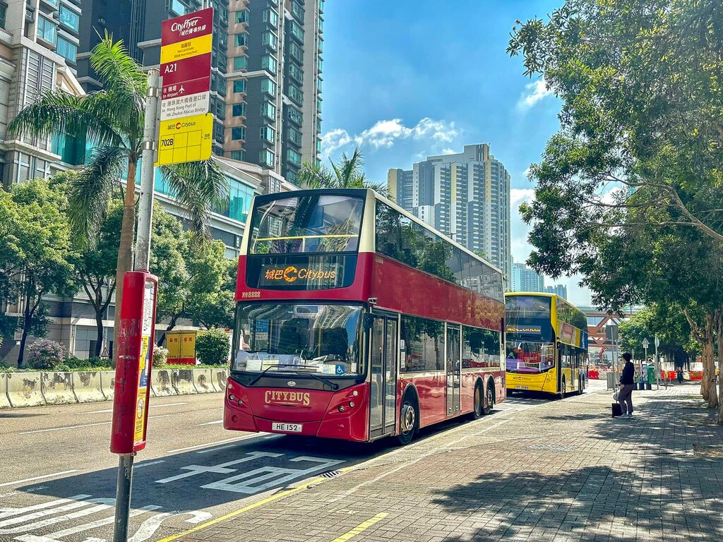Toplu taşıma durağı Hoi Lai Estate, Kowloon, foto