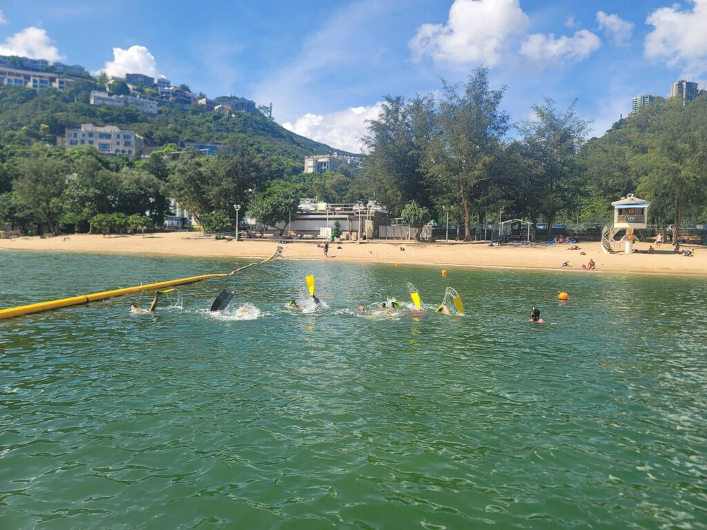 Plaj Deep Water Bay Beach, Hong Kong, foto