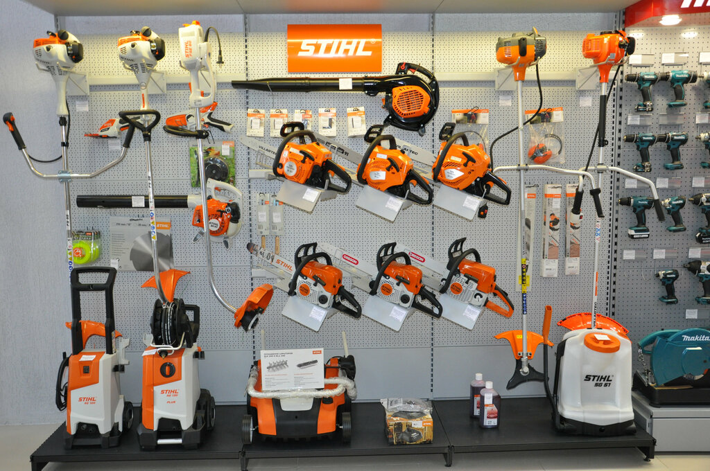 Elektrik ve benzinle çalışan aletler Дело Мастера, Penza, foto