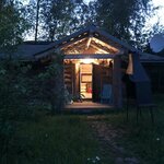 In Okulova Zaimka (ulitsa Mira No:30, derevnya Dukhanino), konuk evi  Moskova ve Moskovskaya oblastından