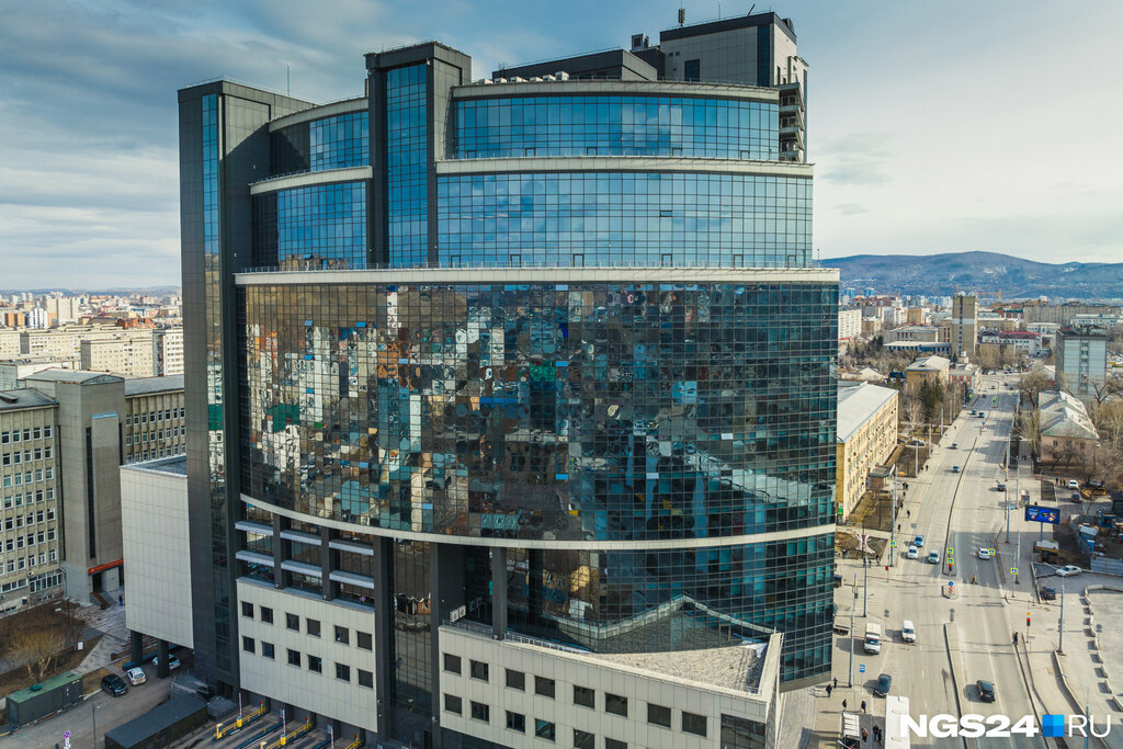 Endüstriyel inşaat Promgeostroy, Krasnoyarsk, foto