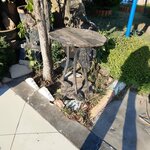 Cayma Dinlenme Tesisleri (İzmir, Dikili, İsmetpaşa Mah.), yol kenarı dinlenme alanı  Dikili'den