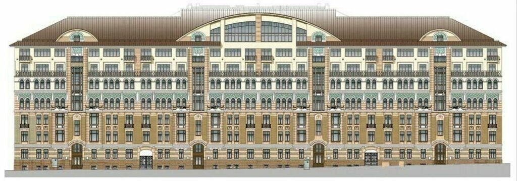 Konut blokları ZhK Russky Modern, Moskova, foto