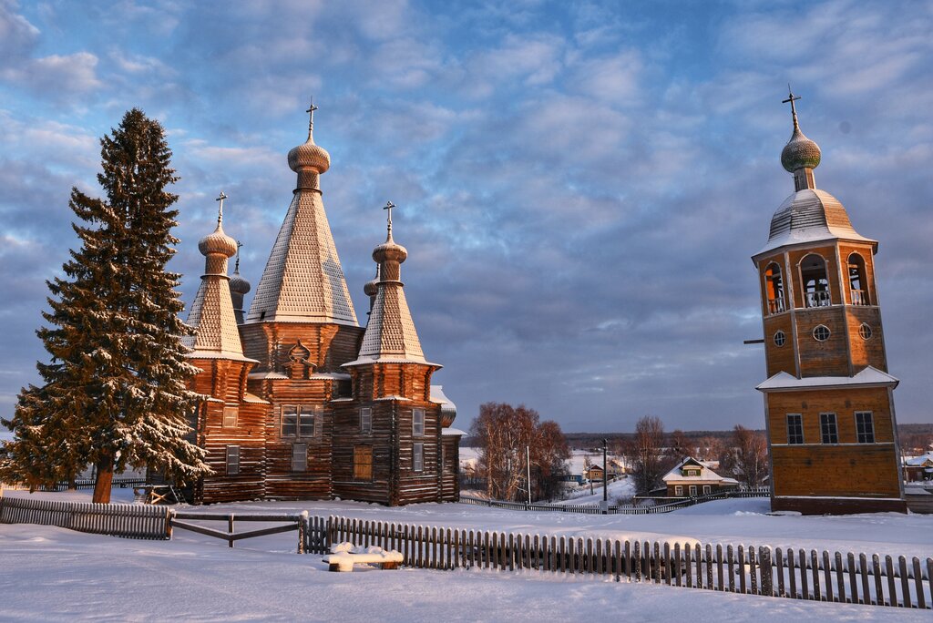 Ortodoks kiliseleri Церковь Троицы Живоначальной, Arhangelskaya oblastı, foto