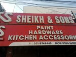 Shaikh And sons (Province of Punjab, Rawalpindi, City-Sadar Road), boya ve cila malzemeleri üretim ve satış yerleri  Rawalpindi'den