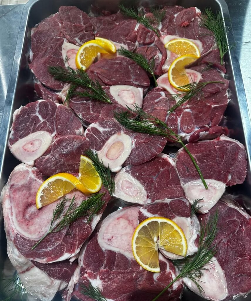 Kasap, şarküteri Qassob, Fergana, foto