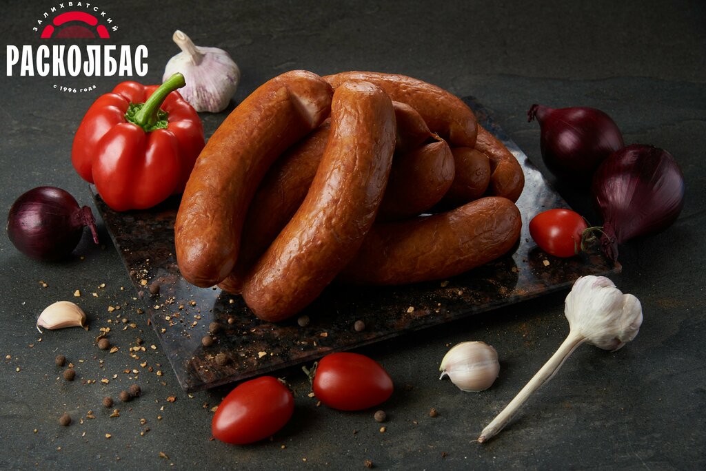 Kasap, şarküteri Залихватский расколбас, Krasnoyarsk, foto