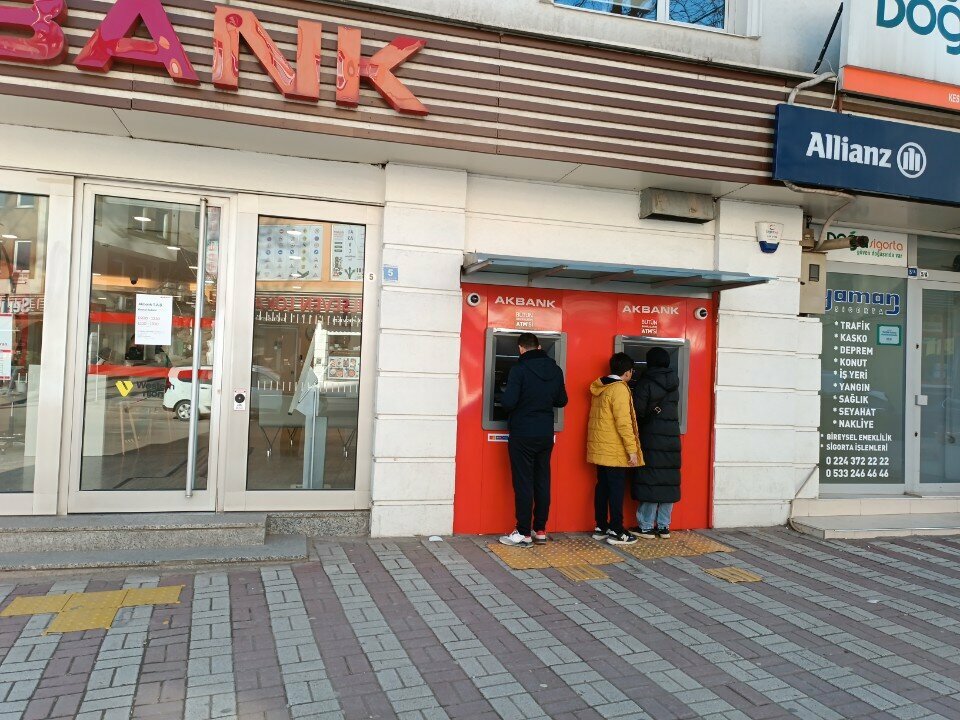 ATM'ler Akbank ATM, Bursa, foto