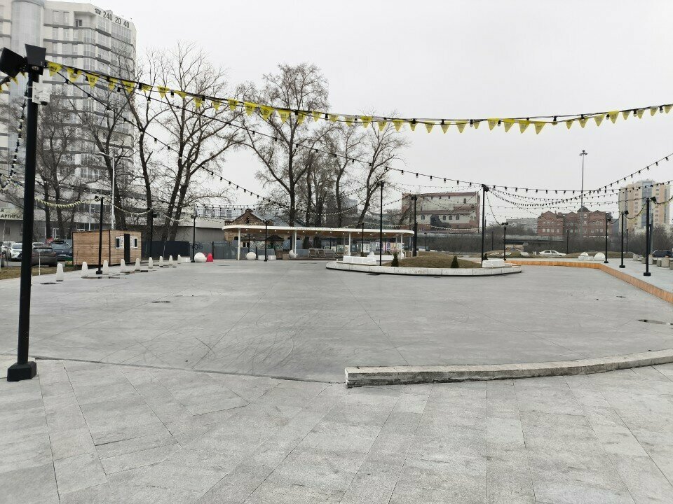 Kaykay parkı Каток, Çeliabinsk, foto