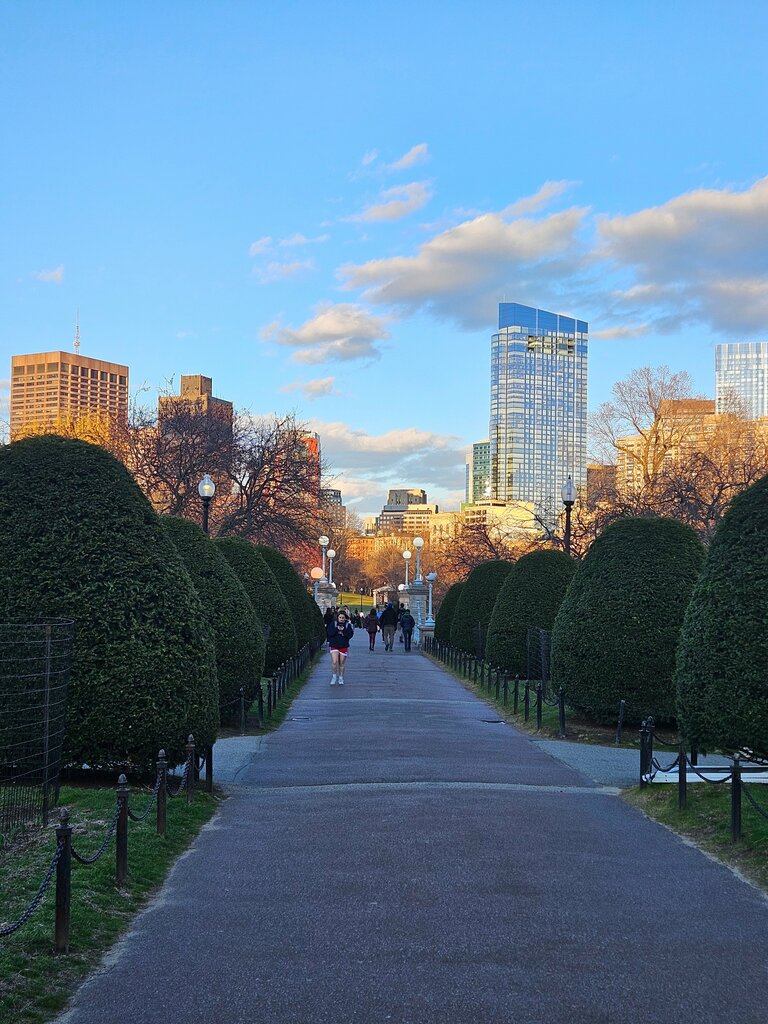 Kültür ve eğlence parkları Boston Public Garden, Boston, foto