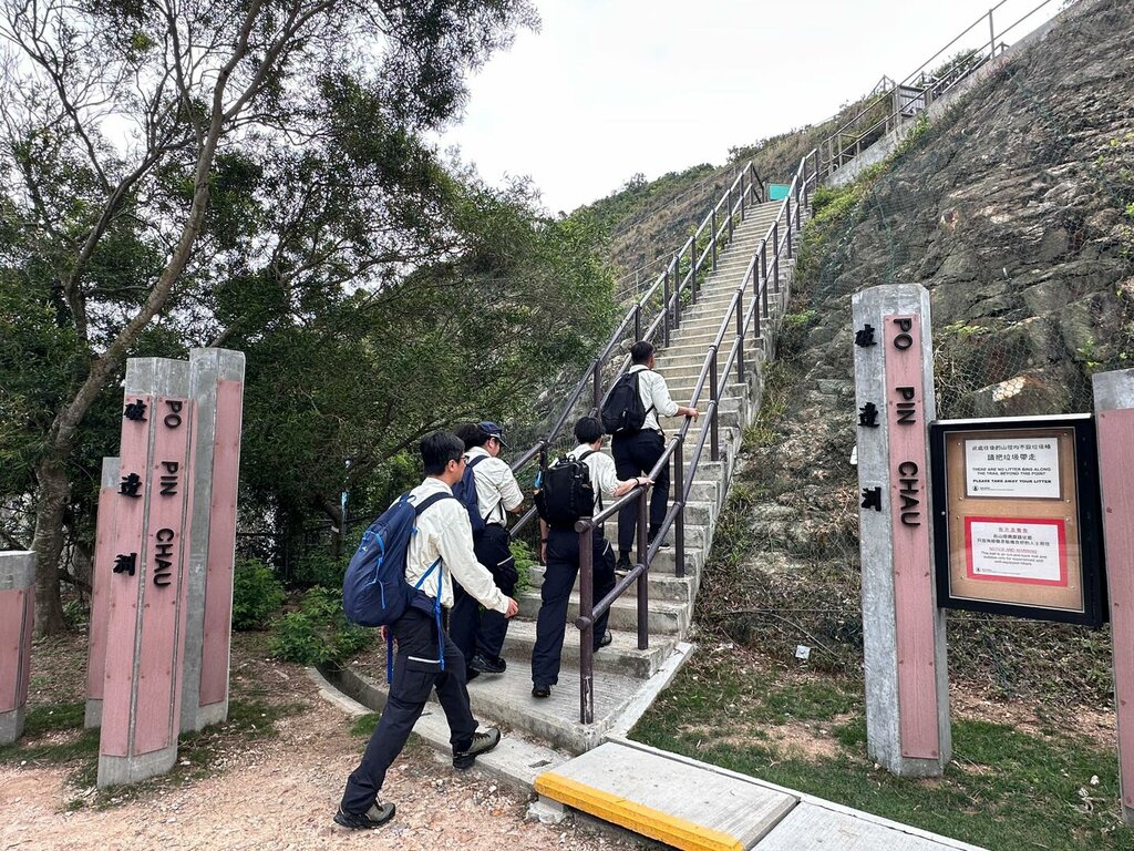 Anıt, heykel Hong Kong UNESCO Global Geopark Monument, Hong Kong, foto
