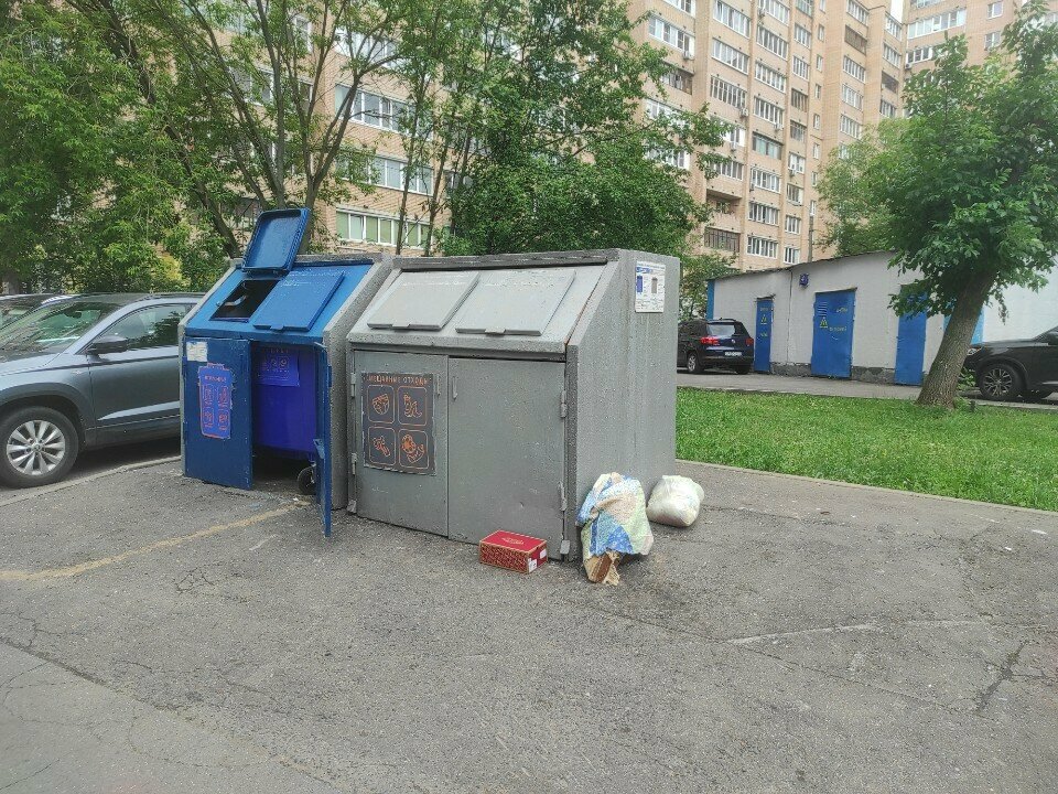 Çöp alanları Точка сбора мусора, Moskova, foto