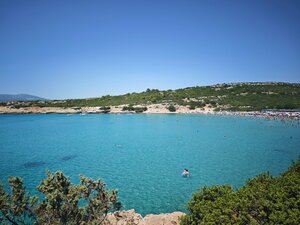 Altınköy Plajı (İzmir, Urla, Yağcılar Mah.), plaj  Urla'dan