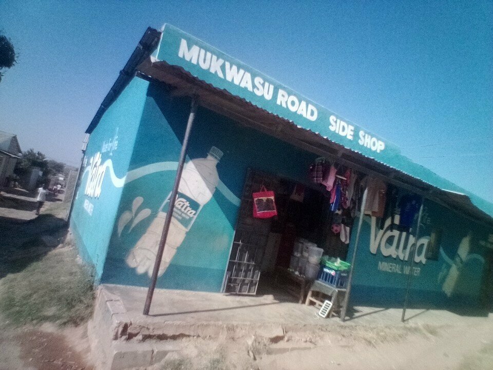 Market Mukwasu Road Side Groceries, Lusaka, foto