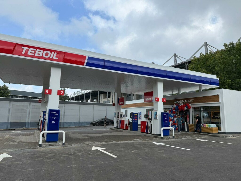 Benzin istasyonu Teboil, Podolsk, foto