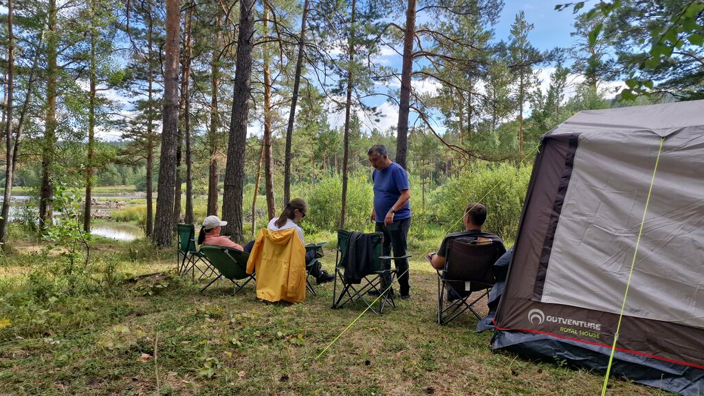 Piknik alanı Glade No. 2, Karağandı eyaleti, foto