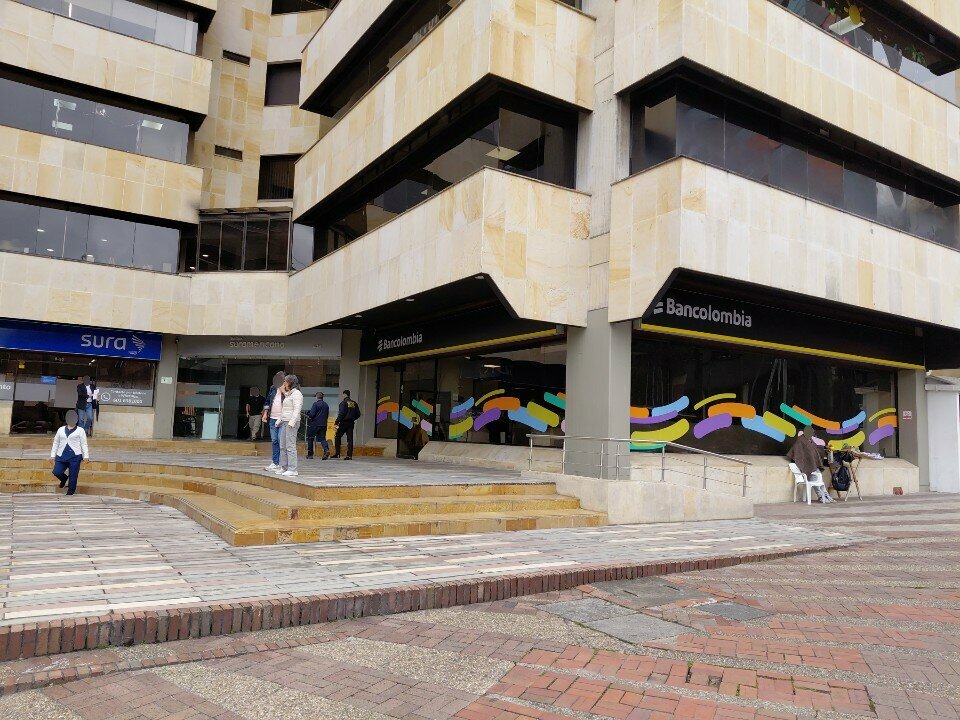 Kredi komisyoncuları Bancolombia, Bogota, foto