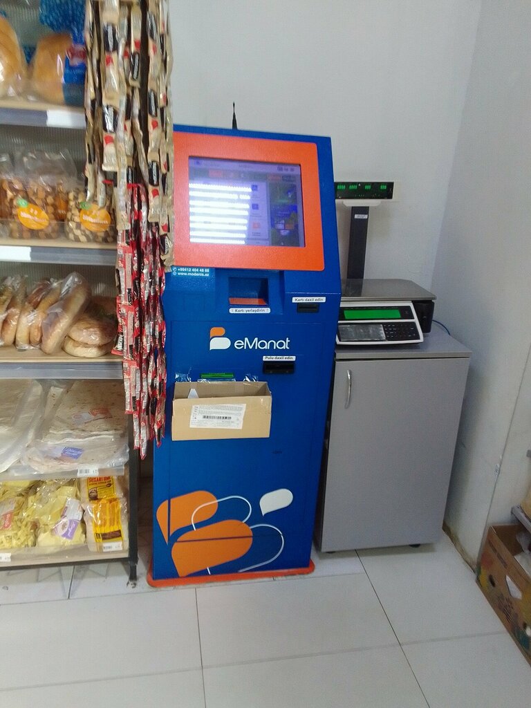 Ödeme terminali E manat, Mingeçevir, foto