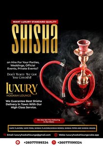 Luxury hookah lounge (Kalundwe Road No:718), nargile kafeler  Lusaka'dan