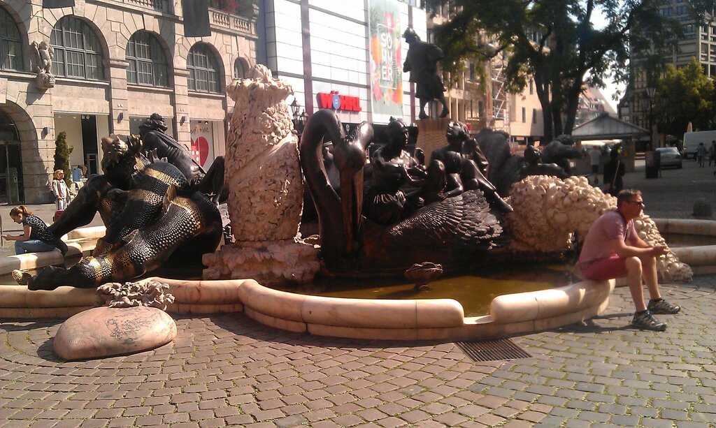 Turistik yerler Ehekarussell, Nurnberg, foto