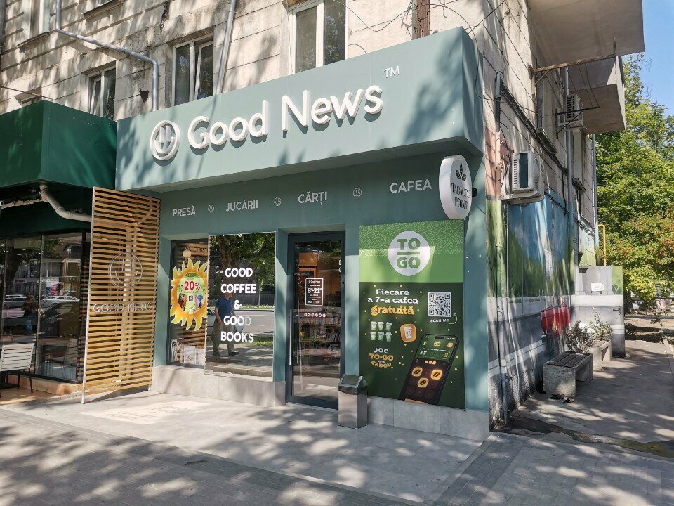 Kitap mağazaları Good News, Kişinev, foto