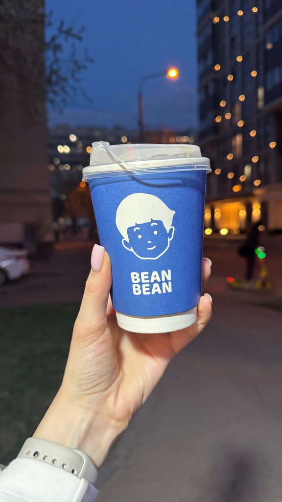 Al götür kahve Bean Bean Coffee, Moskova, foto