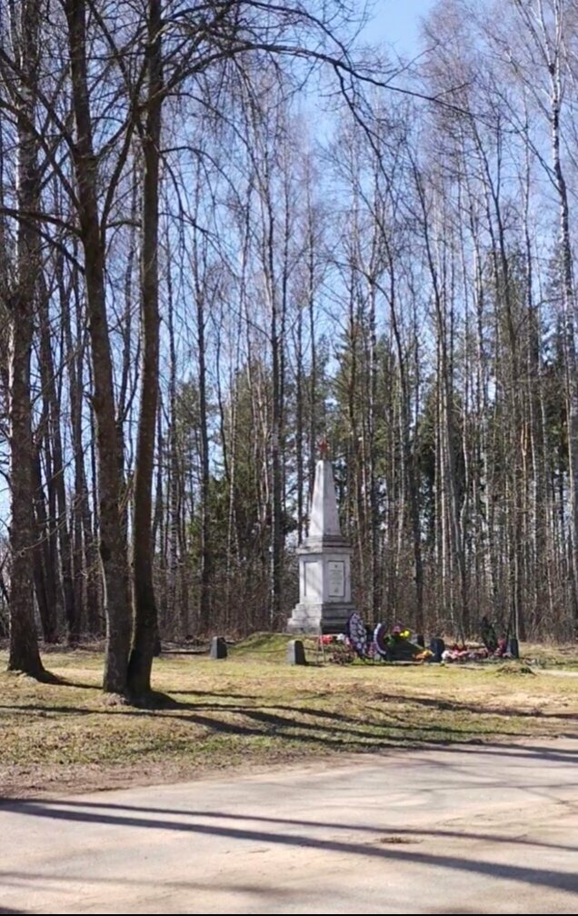 Anıt, heykel Обелиск односельчанам, павшим в годы Великой Отечественной войны, Smolenskaya oblastı, foto