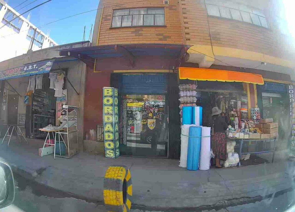 Ev tekstili toptancıları Empresas textiles, El Alto, foto