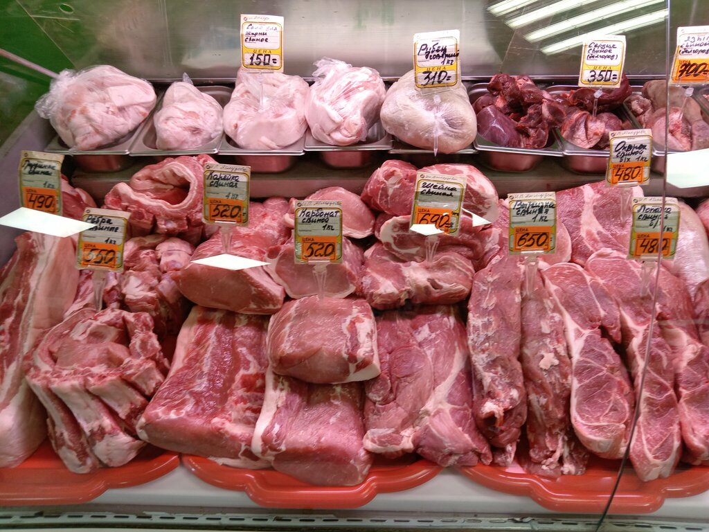 Kasap, şarküteri Магазин мяса, колбас, Kolomna, foto