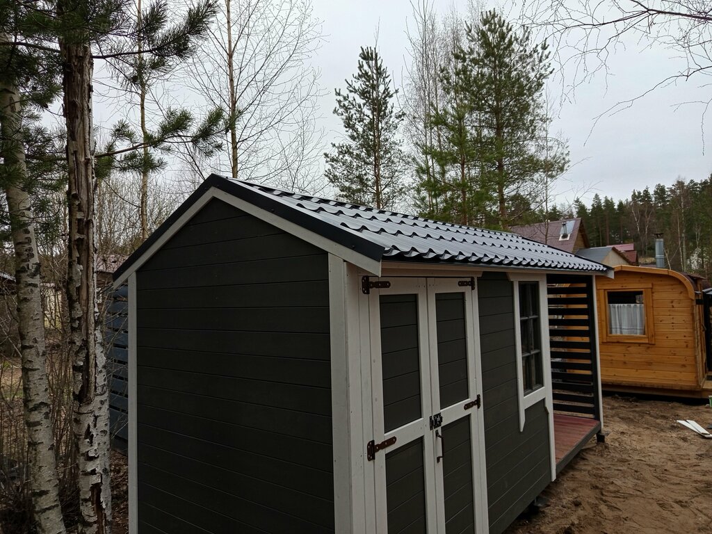 Prefabrik binalar Хозблоки, Saint‑Petersburg ve Leningradskaya oblastı, foto