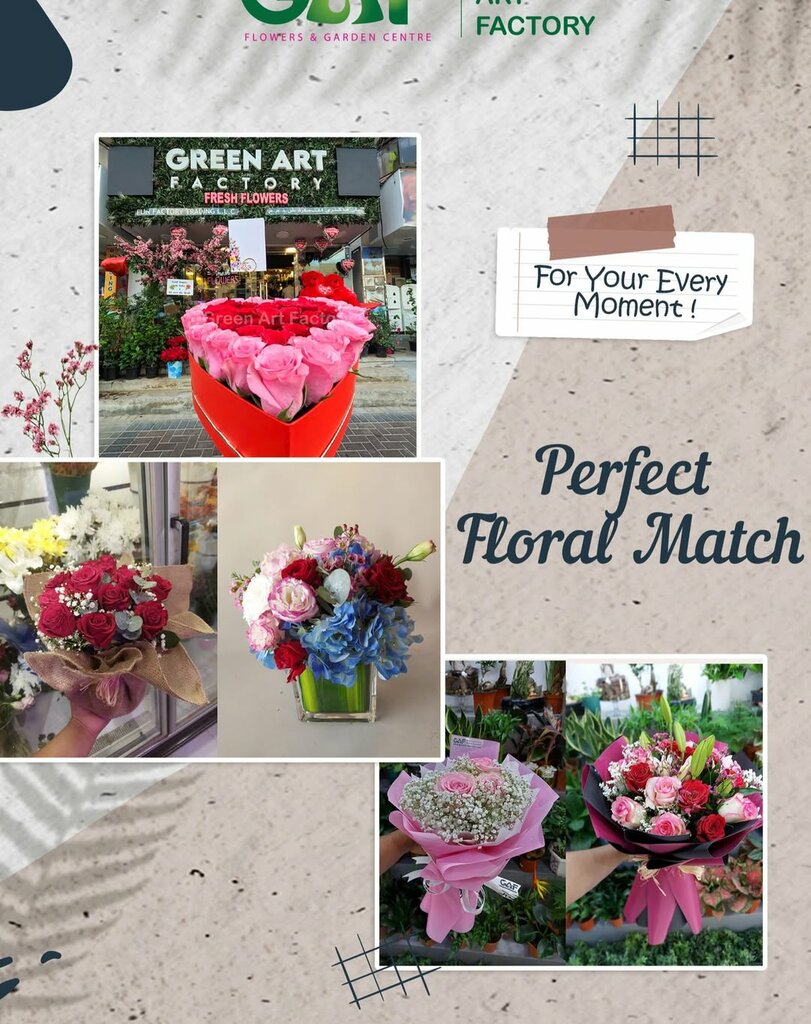 Çiçekçiler Green Art Factory, Dubai, foto